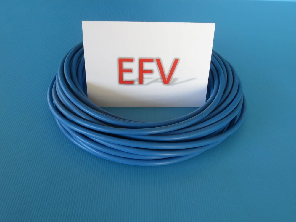 Meterware Neutral- Leiter Kabel T-Litze hellblau 10mm2 (Neu und ...