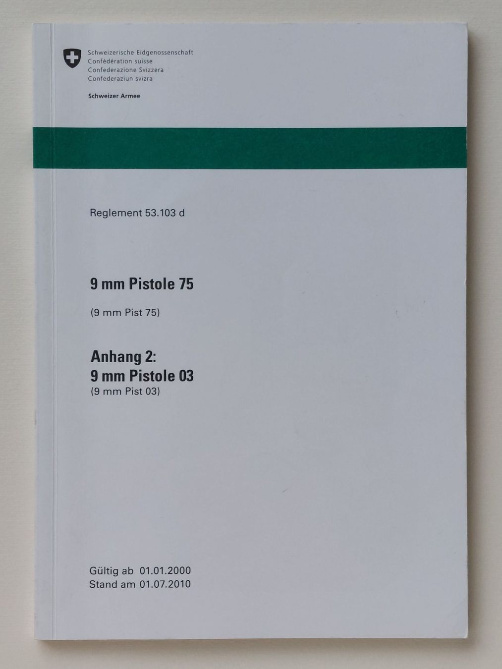 9 mm Pistole 75 / 9 mm Pistole 03 (Regl. 53.103 d) (Gebraucht) in ...