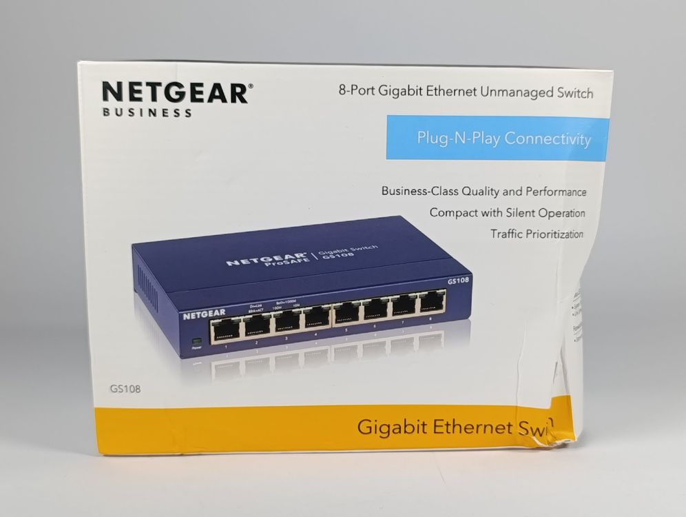 NETGEAR Business 8-Port Gibabit Ethernet Switch (Neu und ...