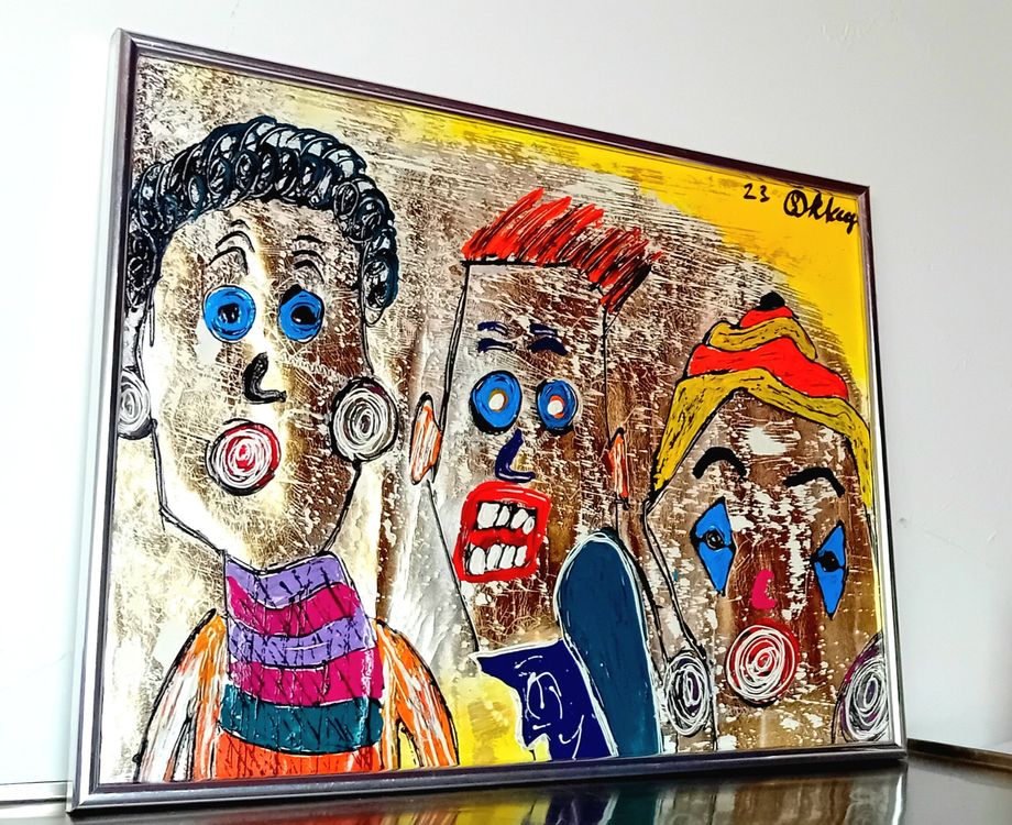 Gemälde, signiert, Nr. 23, Unikat (Gebraucht) in Pratteln für CHF 58 – nur Abholung auf Ricardo ...