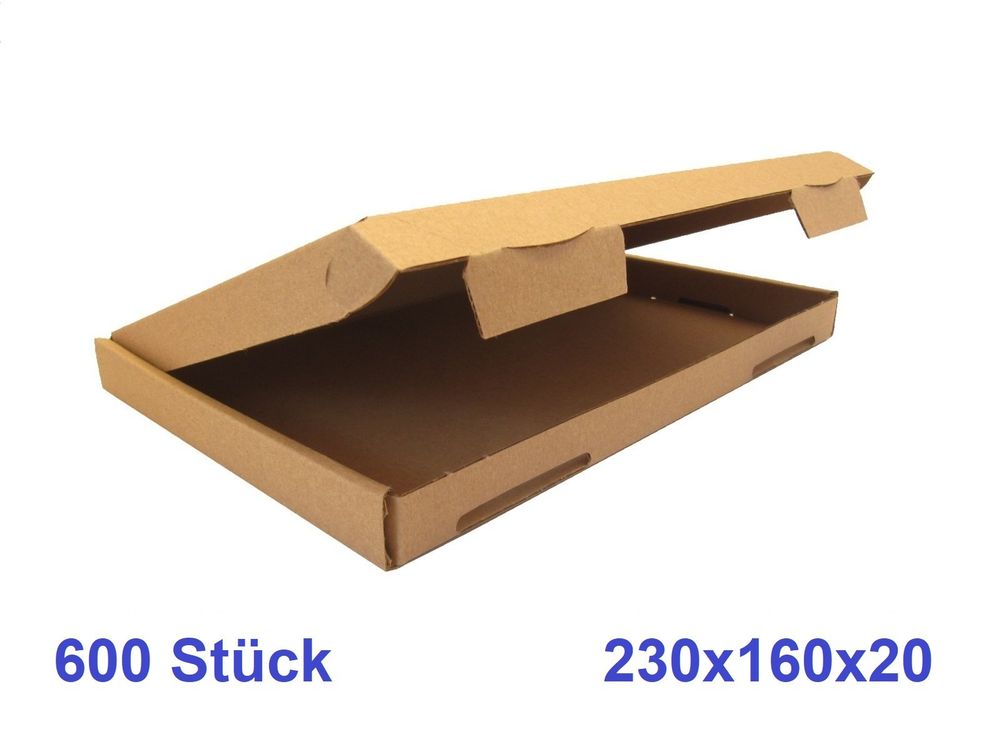 Midibriefkarton Kartonschachtel 230x160x20 Grossbrief (Neu und ...