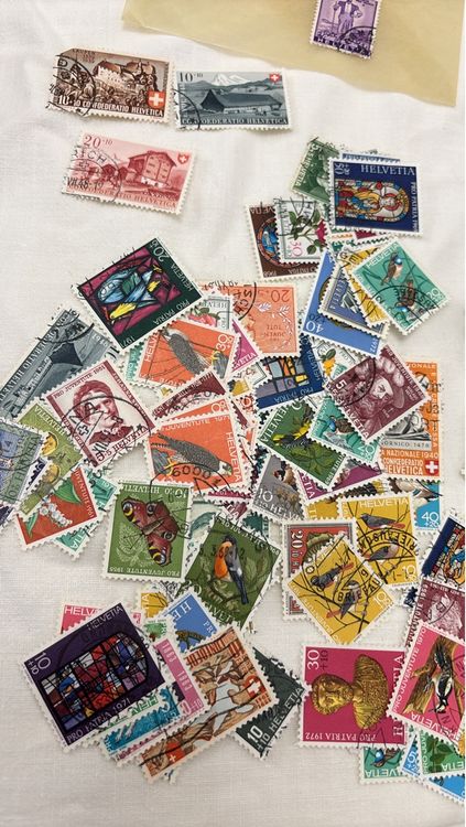 Briefmarken Schweiz, grosse Sammlung für Sammler Herbst (Gebraucht) in ...