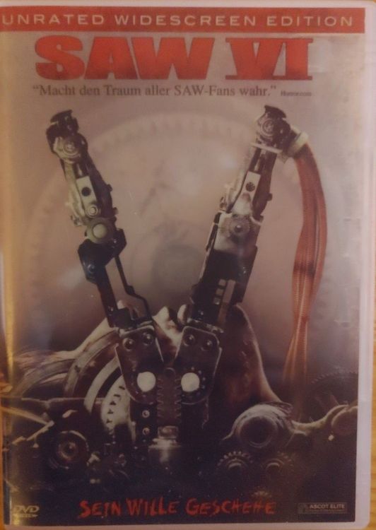 DVD SAW 6 (Gebraucht) in Heimberg für CHF 1 – mit Lieferung auf Ricardo kaufen