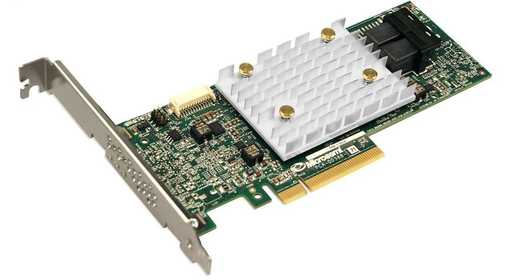 Raid Controller Adaptec Host Bus Adapter 8 Port SATA3/SAS3 1 (Gebraucht ...