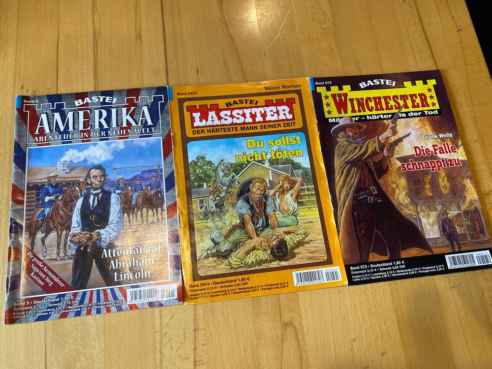 Westernromane, G.F. Unger, Lassiter, Winchester, Wild West… | Kaufen ...