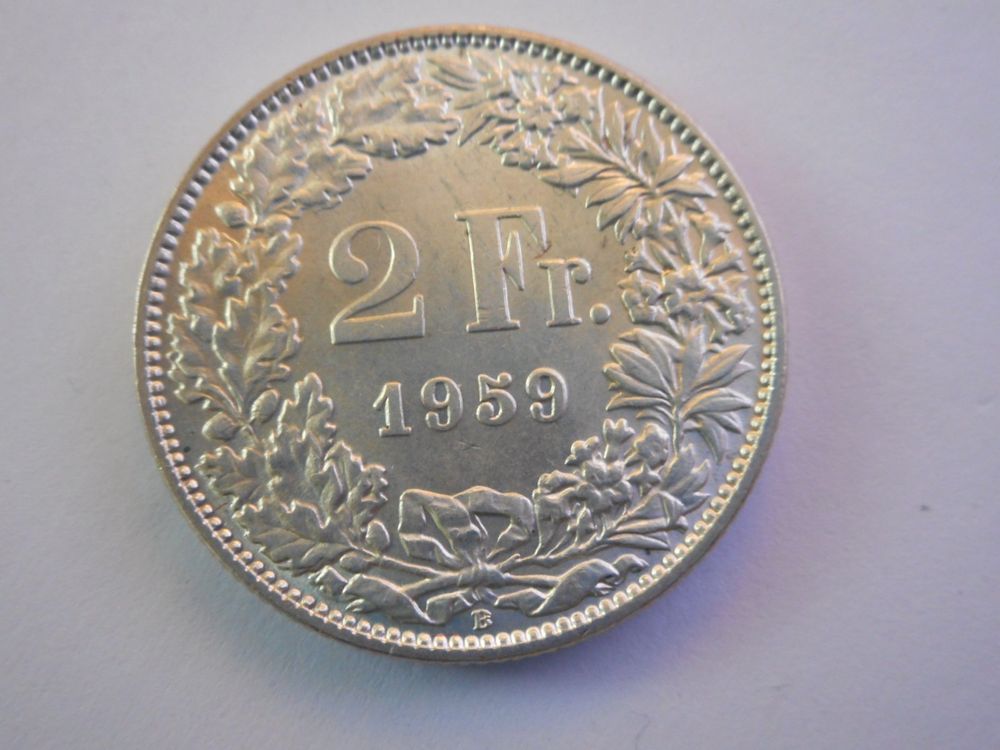 2 Fr. 1959 unz | Kaufen auf Ricardo