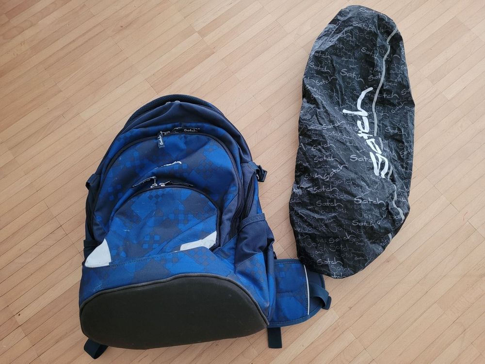 Satch Rucksack blau mit Regenhülle schwarz (Gebraucht) in Bern für CHF ...