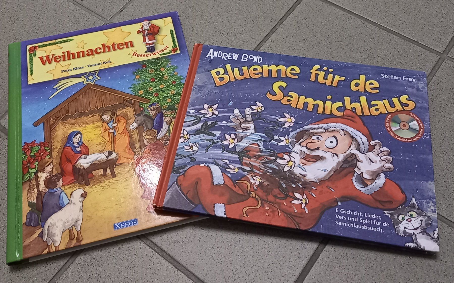 SET AN 2 *WEIHNACHSBÜCHERN* MIT CD (UNKONTR.)/MAX.22 X 29CM (Gebraucht ...