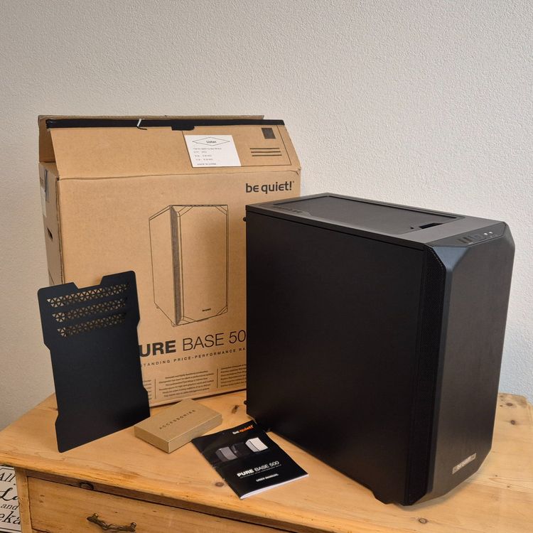 be quiet! Pure Base 500 ATX PC Gehäuse PC Case Pure Wings 2 (Gebraucht ...