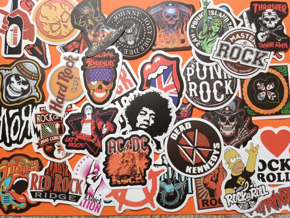 50x Sticker Rock History Set 1a | Kaufen auf Ricardo