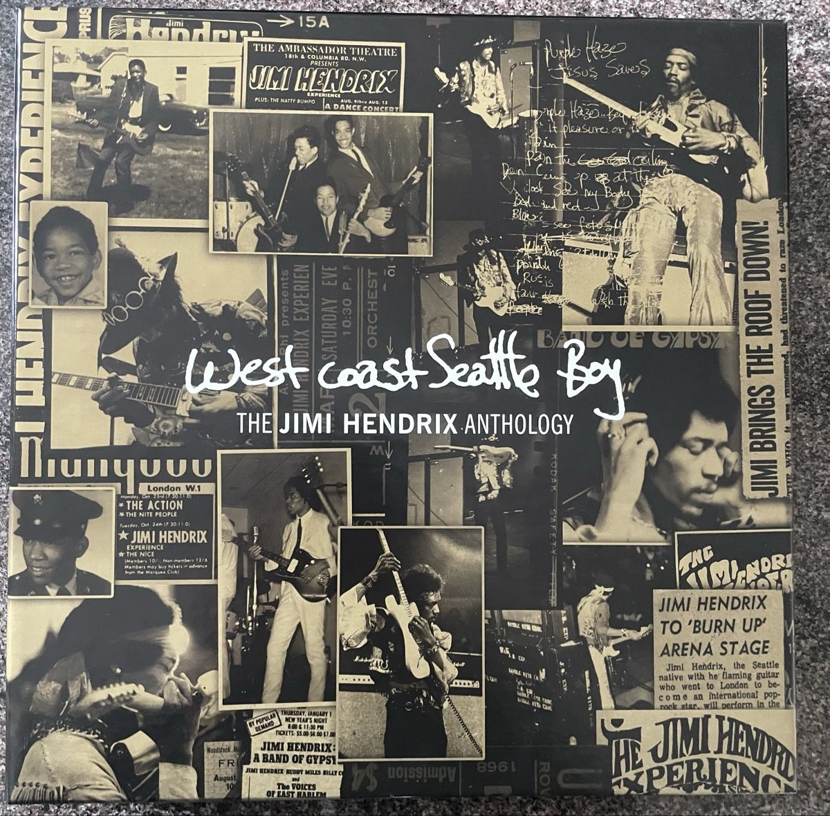 Jimi Hendrix Anthology - 8 LP Box Limitiert Nummeriert Vinyl (Gebraucht ...