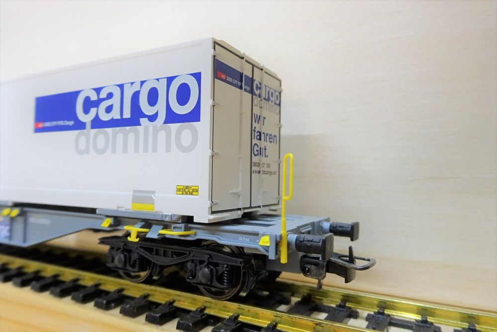 Roco SBB Cargo Containerwagen. H0.DC. Neuwertig. | Kaufen auf Ricardo