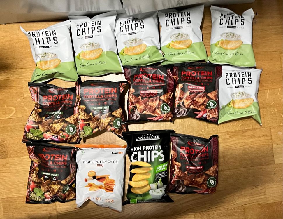 Protein chips lot de 14 paquets (Gebraucht) in Neuchâtel für CHF 14 ...