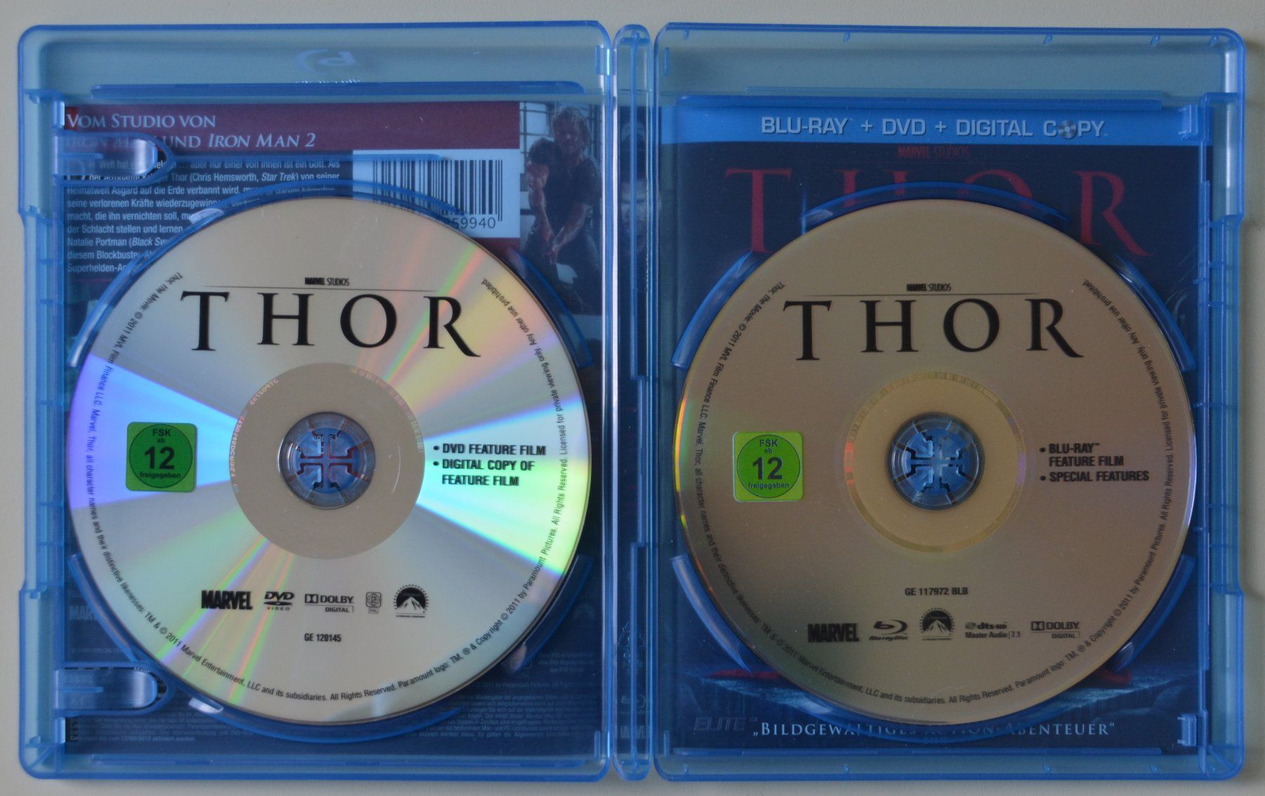 Thor (Bluray + DVD + digital Copy), neuwertig (Neu (gemäss Beschreibung ...
