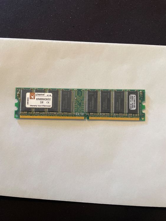 Mémoire Kingston ddr 512MB KVR400x64 (D'occasion) à moudon pour CHF 1 ...