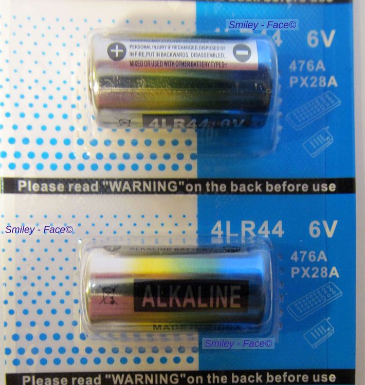 2 Stück 4LR44 Alkaline Batterie 6V L1325 135mAh | Acheter sur Ricardo