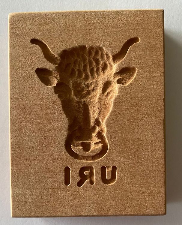 Nr. 22 Uri / Stier - Anis Springerle Gebäck Model Guetzli | Kaufen auf ...