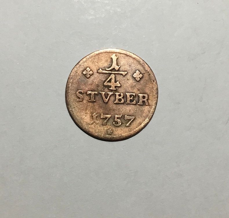 Deutschland - 1/4 Stüber - John Louis Adolph (Gebraucht) in Schlieren ...