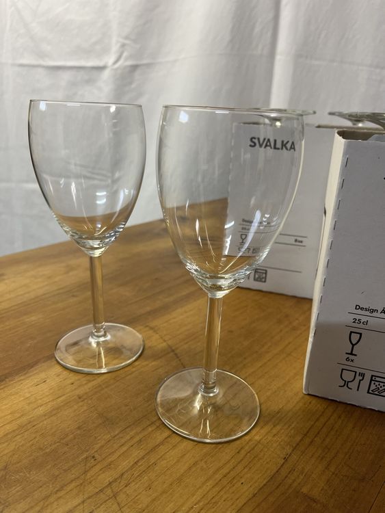12 IKEA SVALKA Weissweingläser neu & originalverpackt | Kaufen auf Ricardo