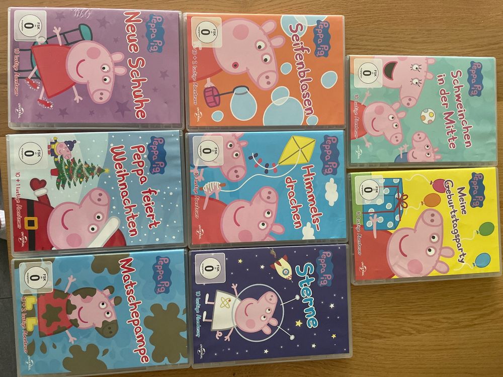Peppa Pig 8 DVD's (Gebraucht) in Hagendorn für CHF 20 – mit Lieferung ...