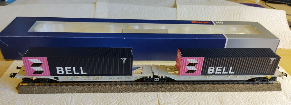 Roco 67416 Doppeltragwagen AAE Bell (Gebraucht) in Münsingen für CHF 80 ...