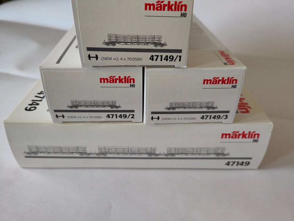 Märklin Langholz Wagen-Set 47149 (Neu (gemäss Beschreibung)) in ...