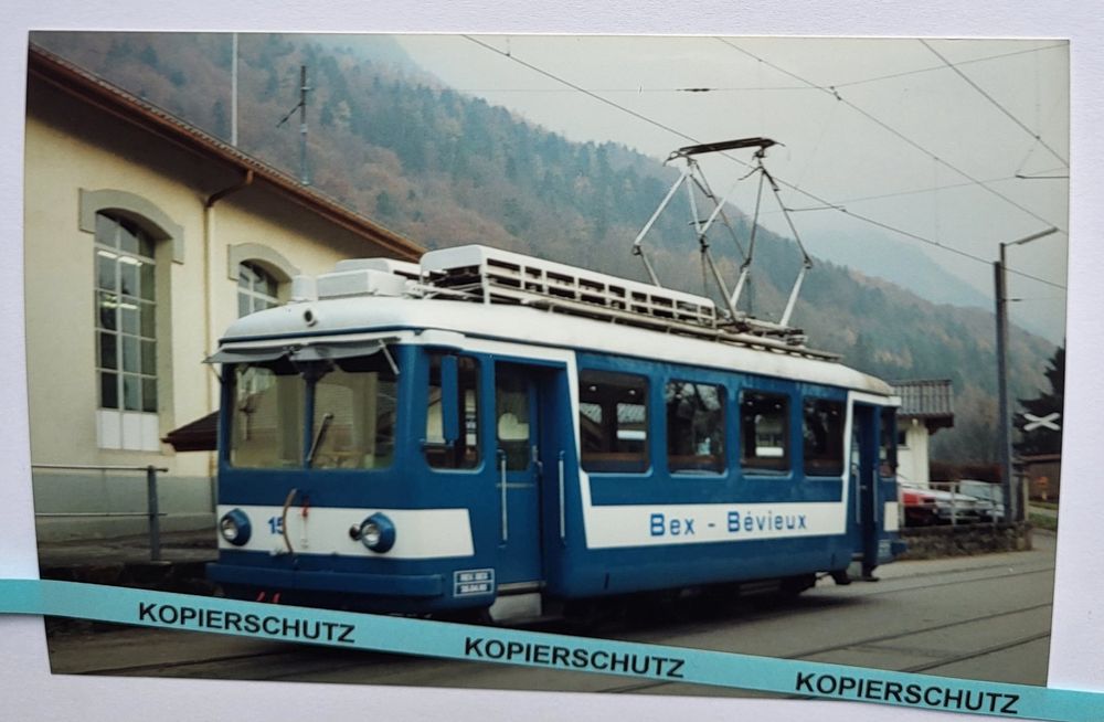 SBB - BVB - BEX-BÉVIEUX - TRIEBWAGEN - Nr.15 - 5.12.1995 (Gebraucht) in ...