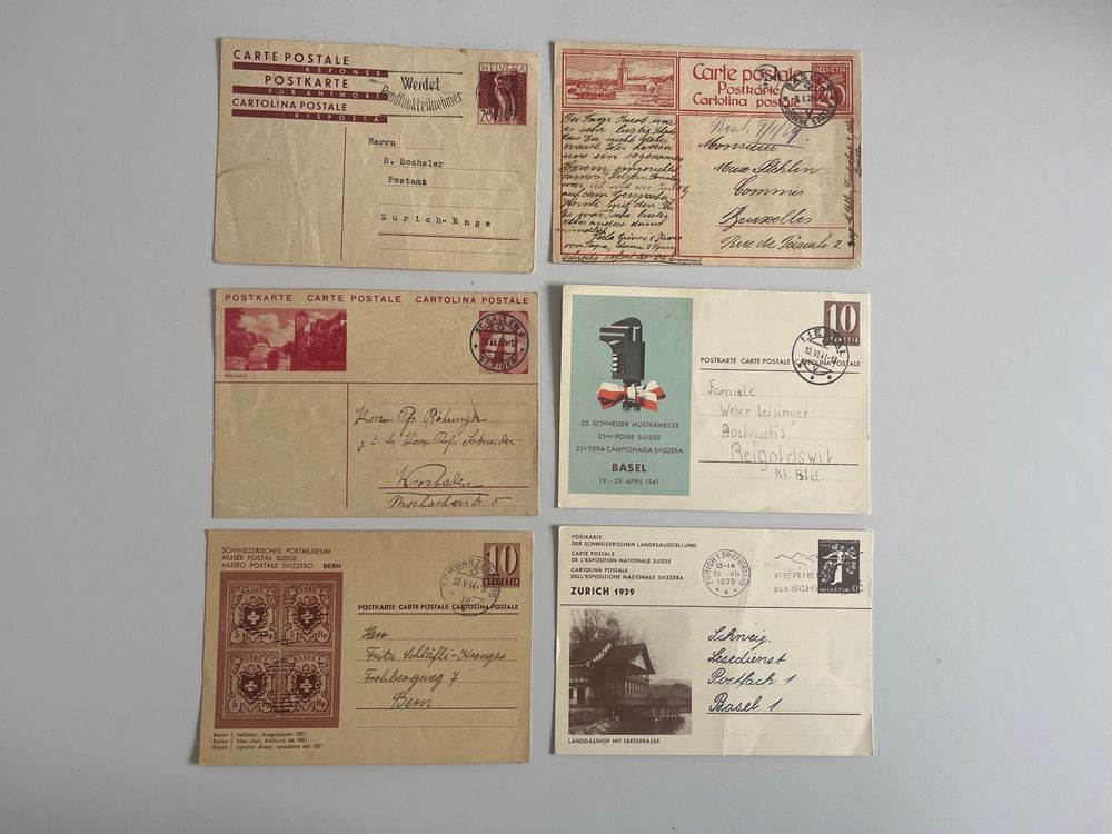 Ganzsachen Schweiz - Karten (Gebraucht) in Adliswil für CHF 10 – mit Lieferung auf Ricardo kaufen