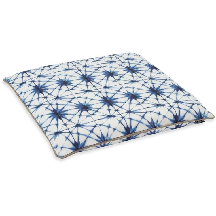 Badu Batik Saphire Outdoor Sitzkissen 45x45x4cm blau (Neu und ...