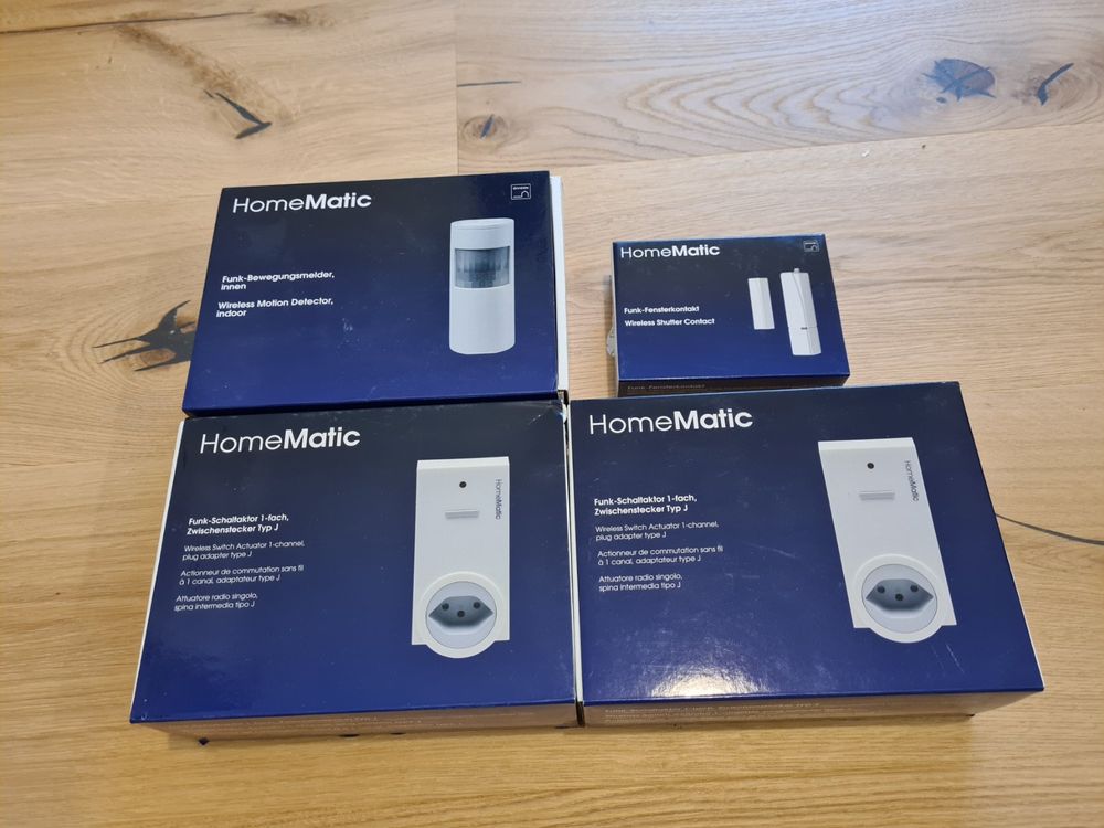 HomeMatic Funk Bewegungsmelder, Switch und Fensterkontakt | Kaufen auf ...