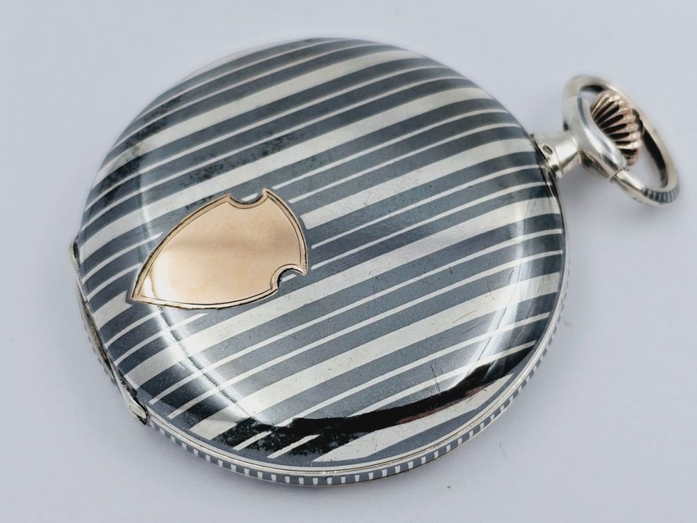 Chronometre MYR Savonette Taschenuhr 800 Tula Silber (Gebraucht) in ...