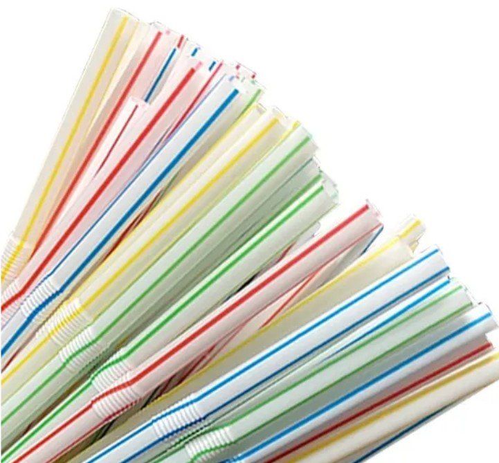 Kult Plastik Strohhalme 100 Stk Trink Halme Strohhalm Röhrli (Neu und ...