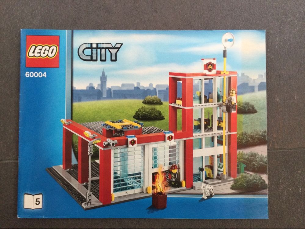 LEGO City 60004 Feuerwehr-Hauptquartier (Gebraucht) in Biberstein für ...