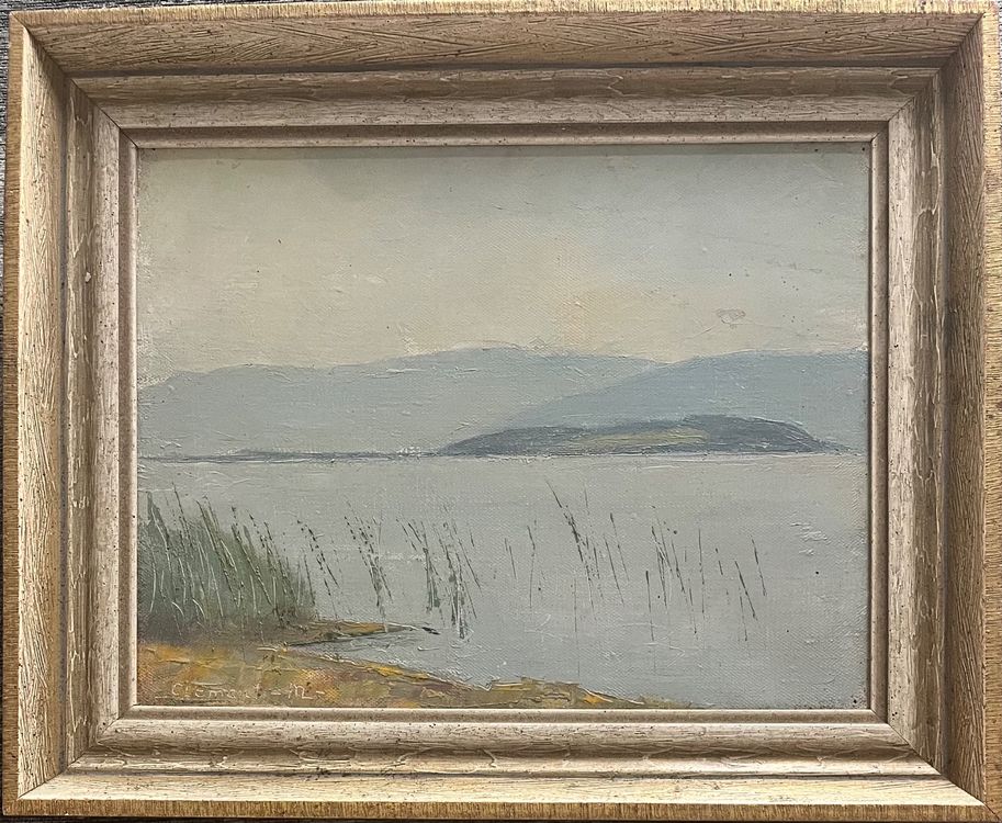 Max Clèment (1912-1995) Seelandschaft Gemälde | Kaufen auf Ricardo