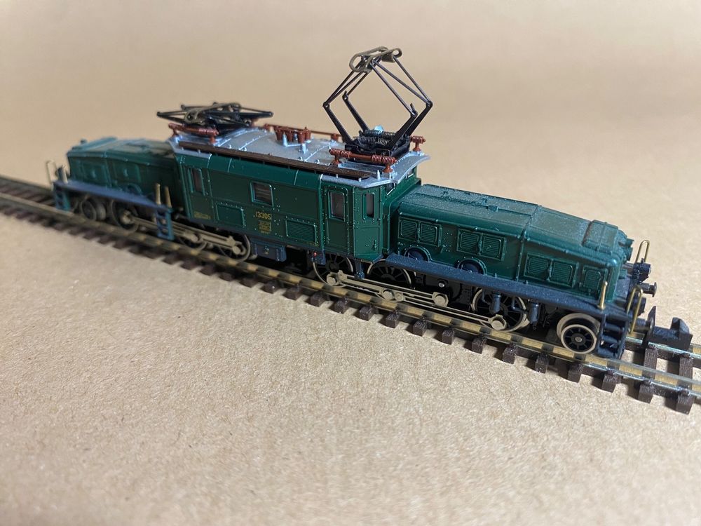 Minitrix Spur N Krokodil Be 6/8 Lokomotive Modelleisenbahn (Gebraucht ...