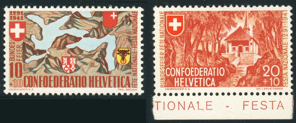 PP Marken **: B13-B14 Landschaftsbilder, Pro Patria 1941 | Kaufen auf Ricardo