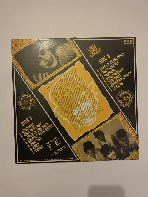 The Adicts Live And Loud Vinyl Punk Uk Clash Sex Pistols Kaufen Auf Ricardo