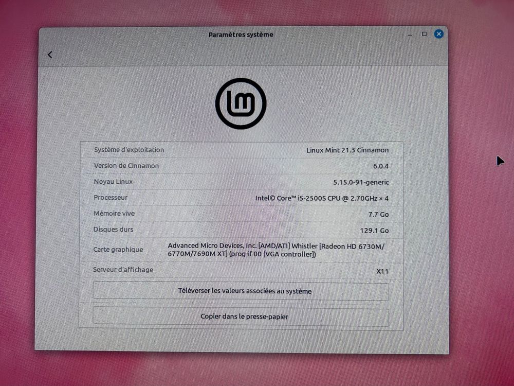 iMac de mi-2011, équipé de Linux Mint | Kaufen auf Ricardo