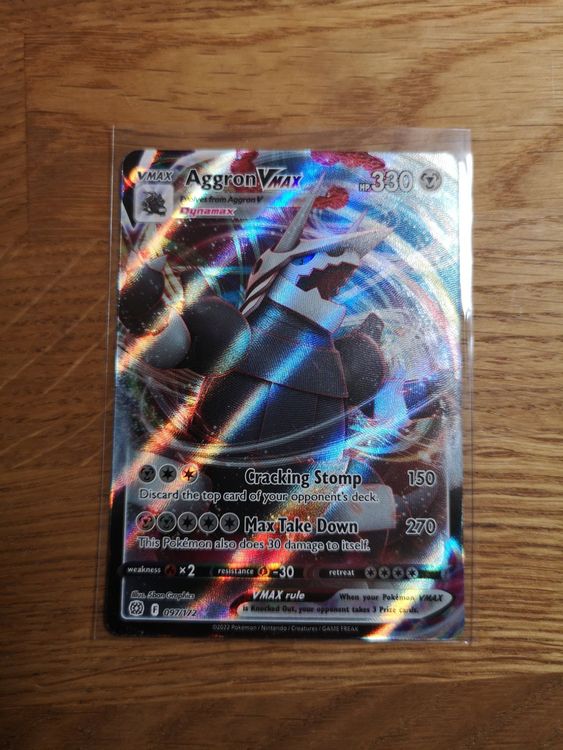 Pokemon Aggron VMAX Brilliant Stars 097 (Neu (gemäss Beschreibung)) in ...