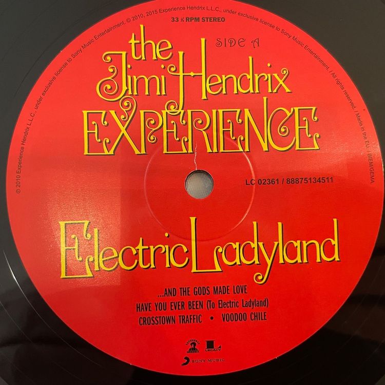 JIMI HENDRIX EXPERIENCE - ELECTRIC LADYLAND (Gebraucht) in Zürich für ...
