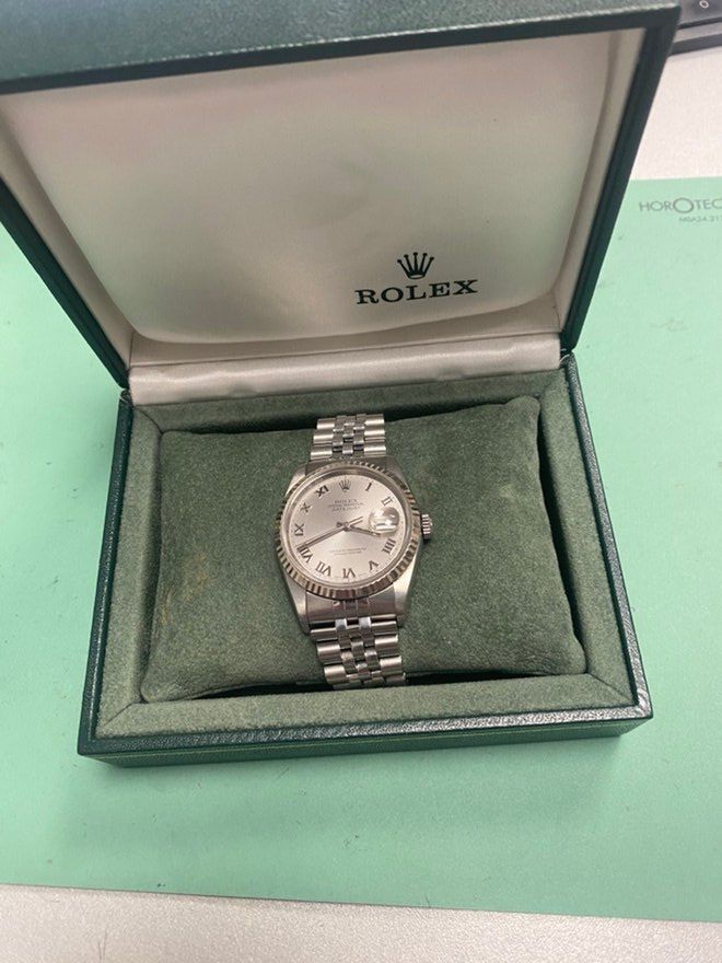 🔥 Rolex Datejust Ref. 16220 seltene Konfiguration (Gebraucht) in St ...