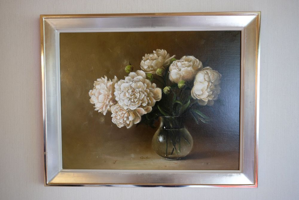 Ölbild "Pfingstrosen" von Max Grütter | Kaufen auf Ricardo
