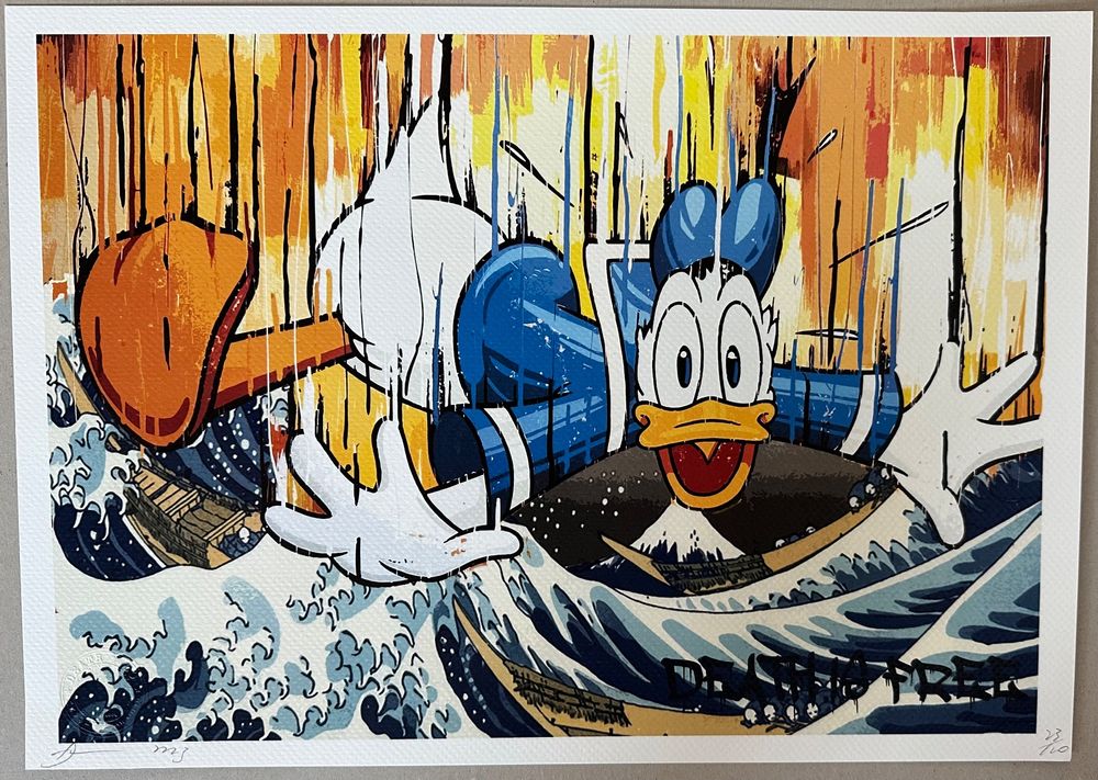 Death: Flying Donald, signiert 23/100 (Neu (gemäss Beschreibung)) in ...