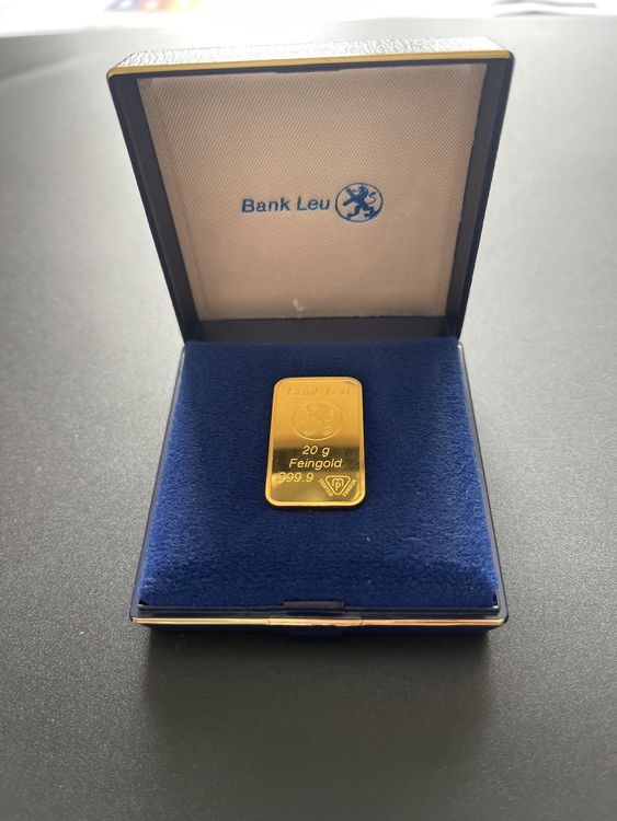 Goldbarren 20 Gramm Bank Leu | Kaufen auf Ricardo