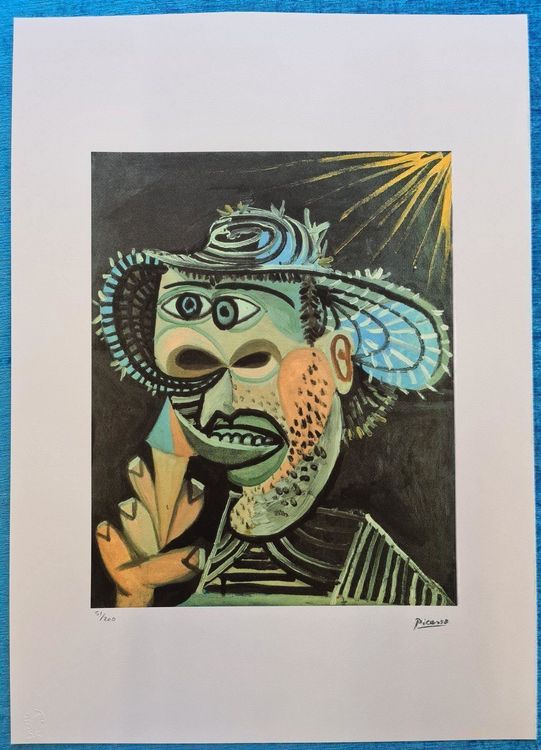 Pablo Picasso "Man with straw hat" | Kaufen auf Ricardo