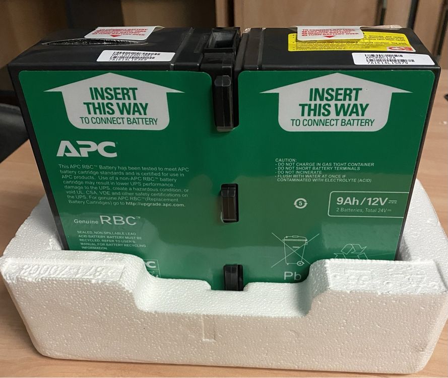 Neue; APC RBC 9Ah/12V total 2 Battery 24V. (Art; 1101) | Kaufen auf Ricardo