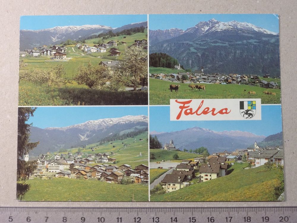 Falera, 4 Ansichten, 28.7.1987, ob Flims - Laax | Kaufen auf Ricardo