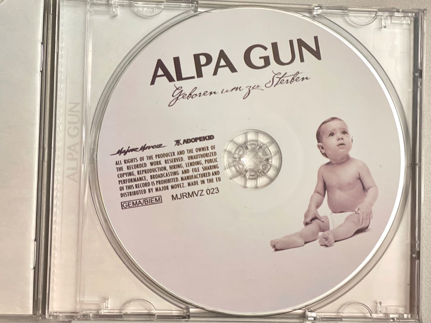 Alpa Gun - Geboren Um Zu Sterben CD - Deutschrap - Top (Gebraucht) in ...