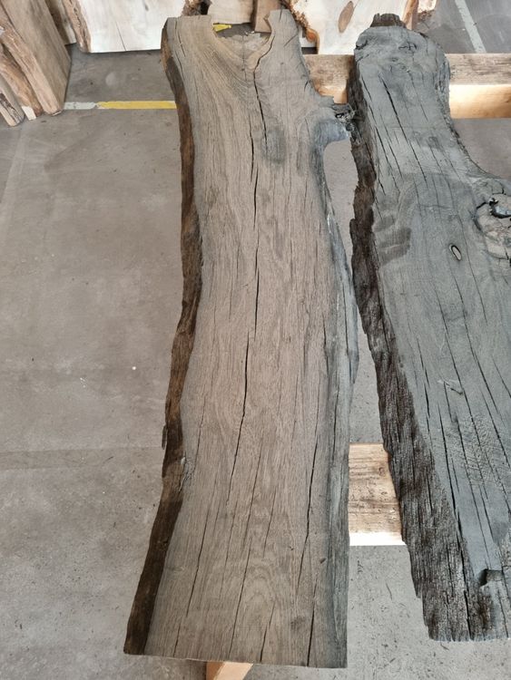 Mooreiche Bretter Unikat Edelholz Deko Tisch 4 Stk 25 mm Set (Gebraucht ...