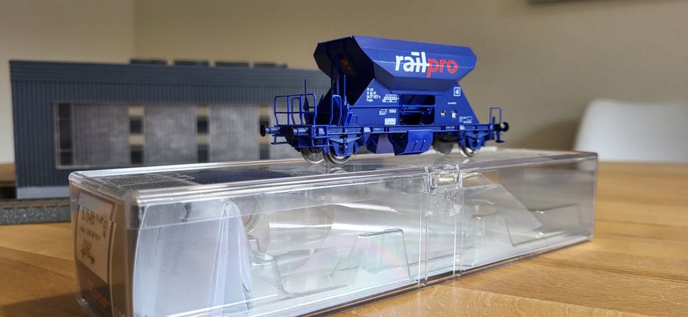 Roco 67646 Schotterwagen railpro blau GS | Kaufen auf Ricardo